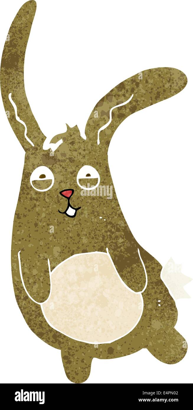 funny cartoon rabbit Stock Vector Image & Art - Alamy