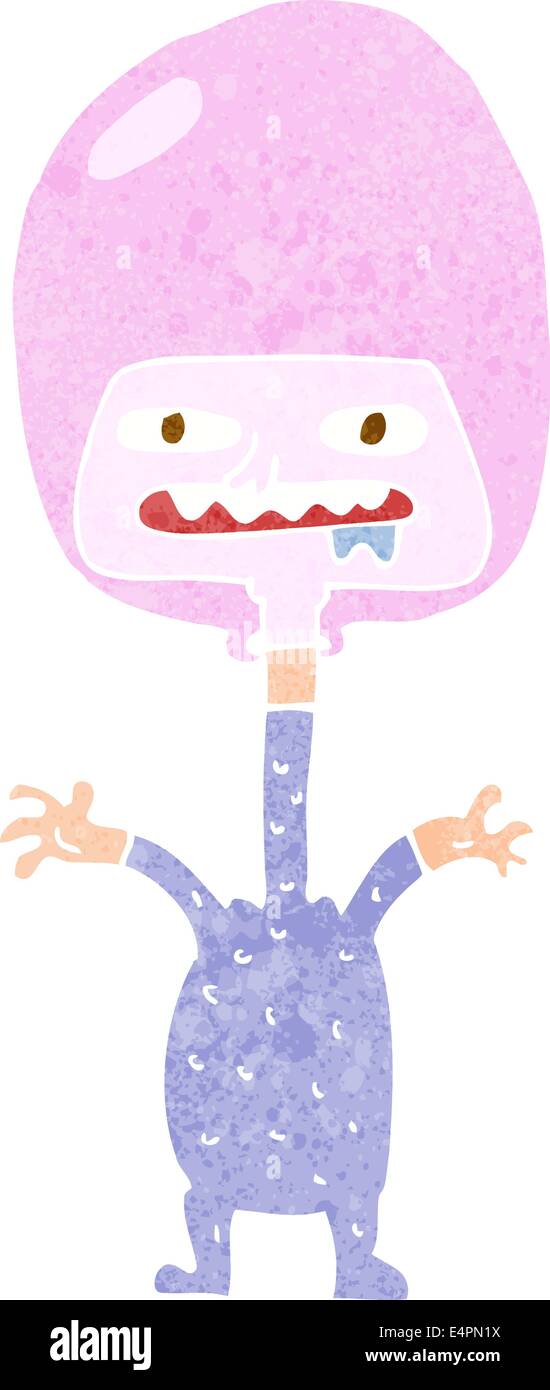 cartoon space alien Stock Vector Image & Art - Alamy