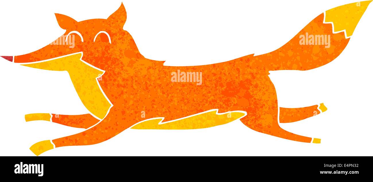 cartoon running fox Stock Vector Image & Art - Alamy