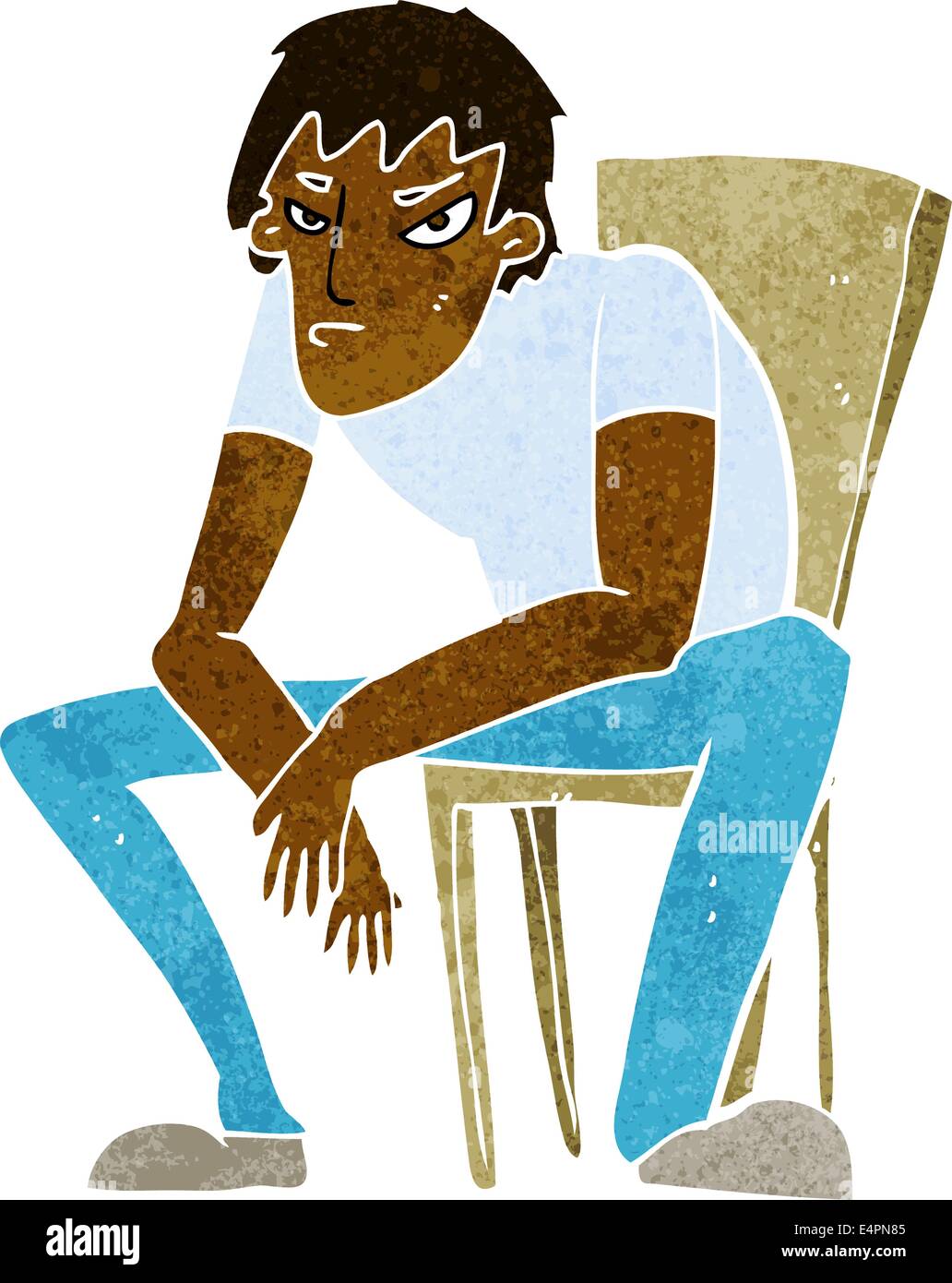 Cartoon dejected man Stock Vector Images - Alamy