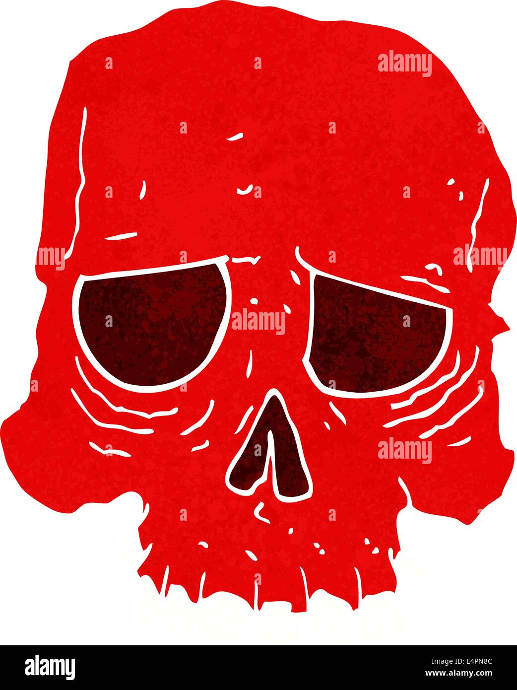 cartoon spooky skull Stock Vector Image & Art - Alamy
