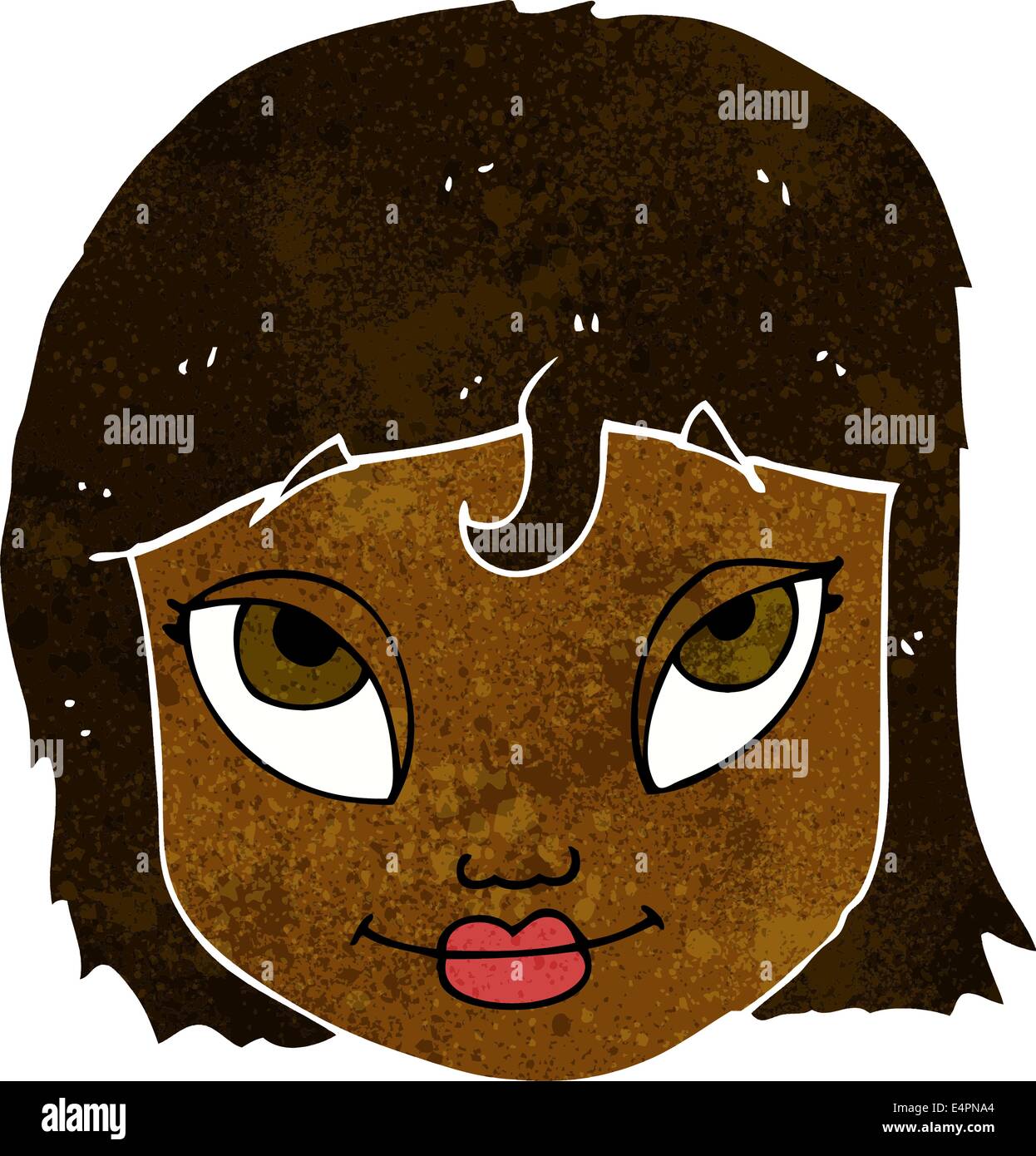 cartoon woman smiling Stock Vector Image & Art - Alamy