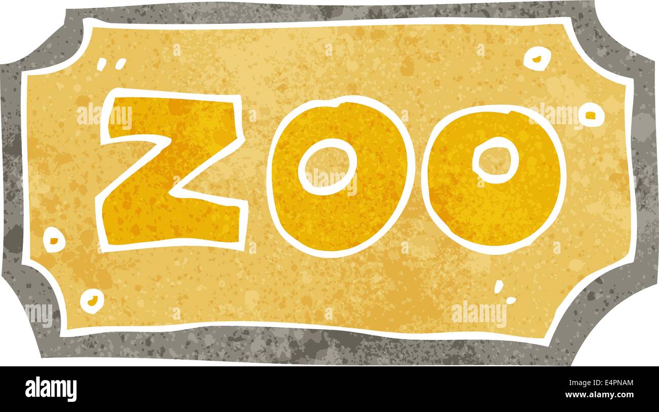 cartoon zoo sign Stock Vector Image & Art - Alamy