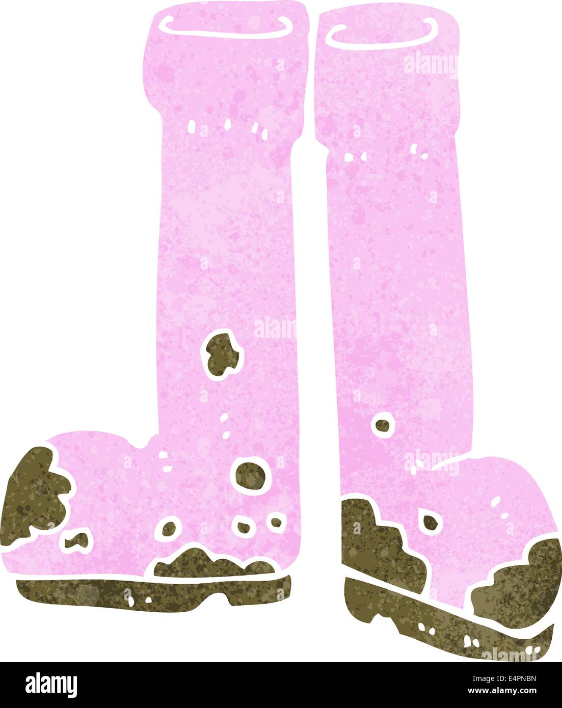 Cartoon muddy boots hi-res stock photography and images - Alamy