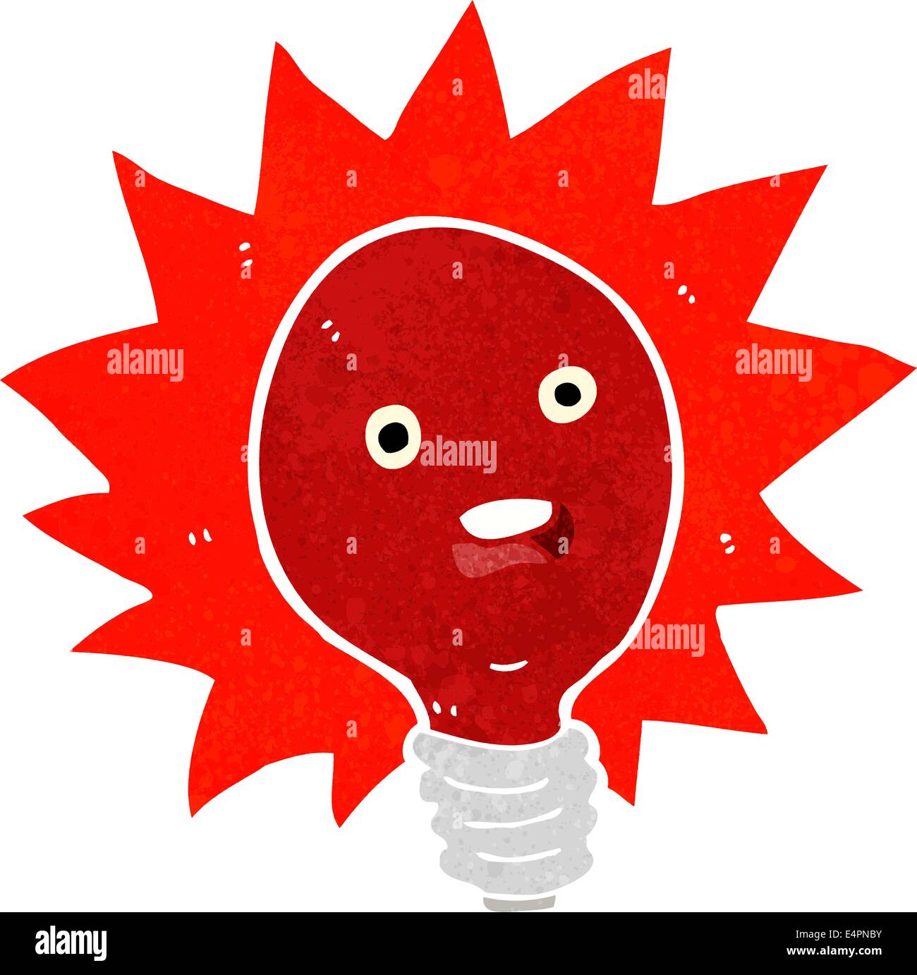 cartoon red lightbulb Stock Vector Image & Art - Alamy
