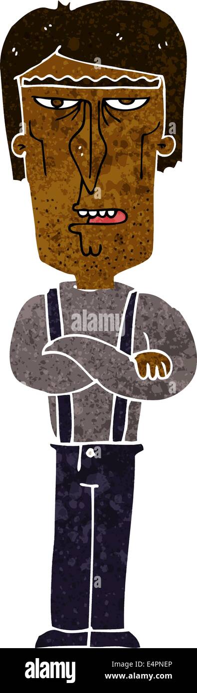 cartoon angry man Stock Vector Image & Art - Alamy