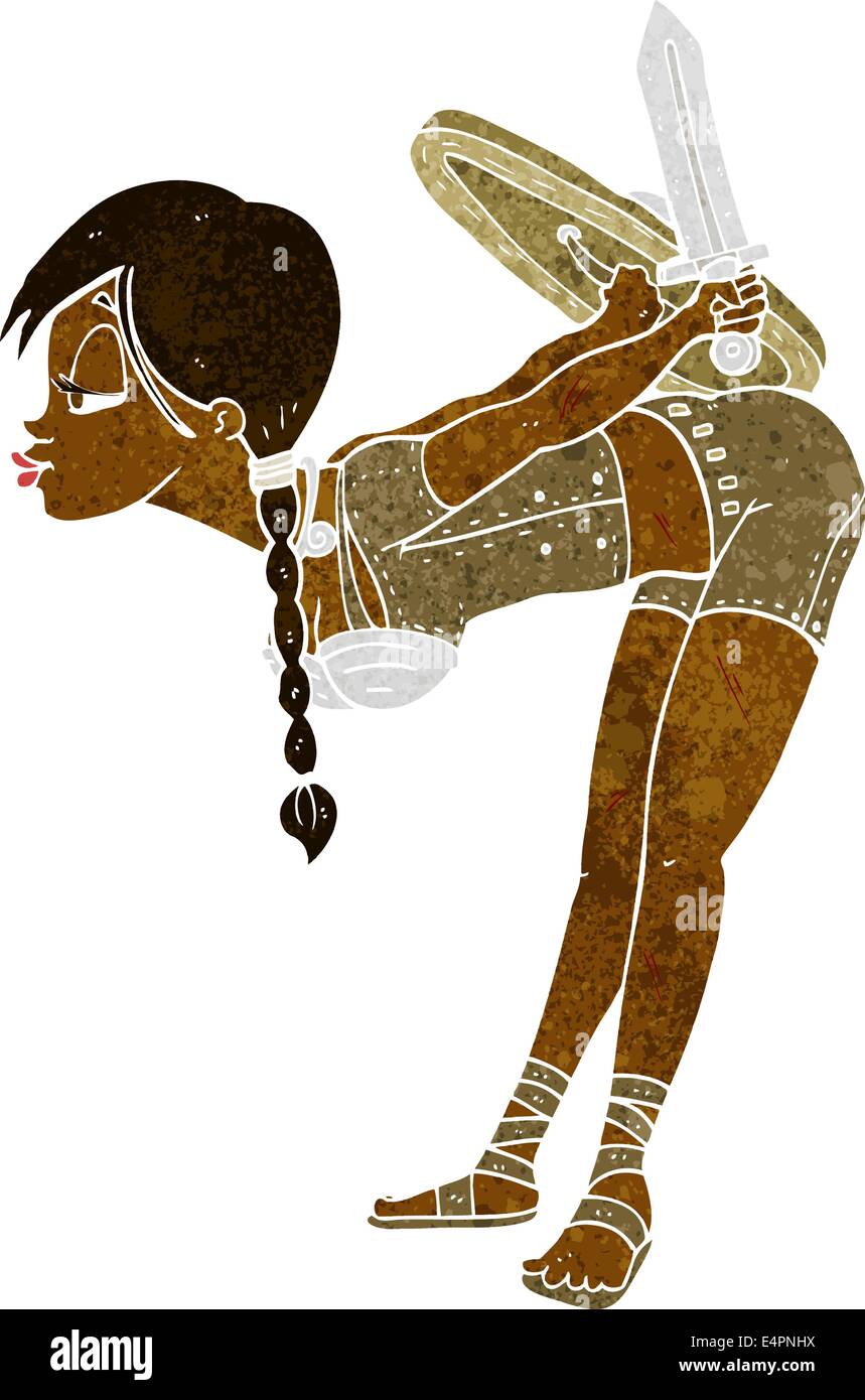 cartoon viking girl bowing Stock Vector Image & Art - Alamy