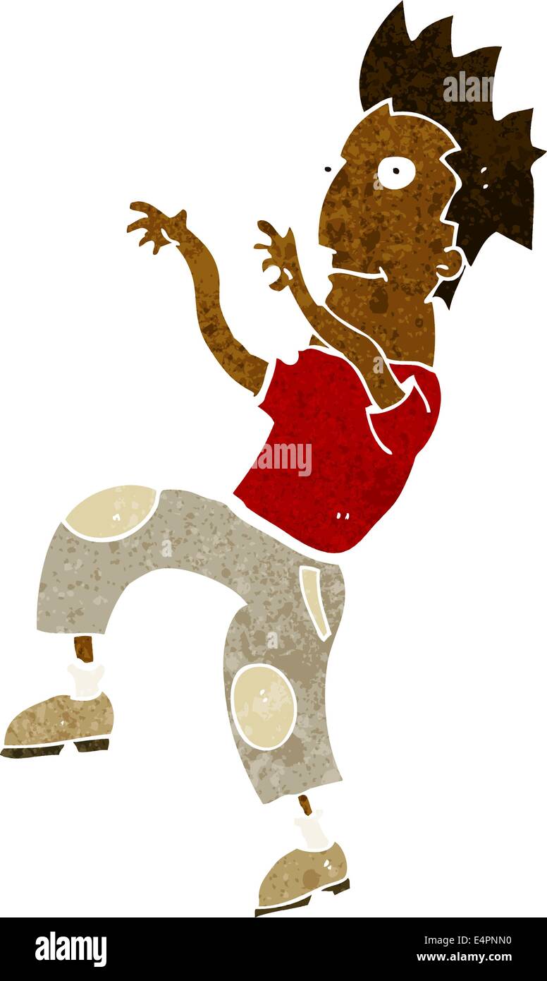 cartoon happy man doing funny dance Stock Vector Image & Art - Alamy
