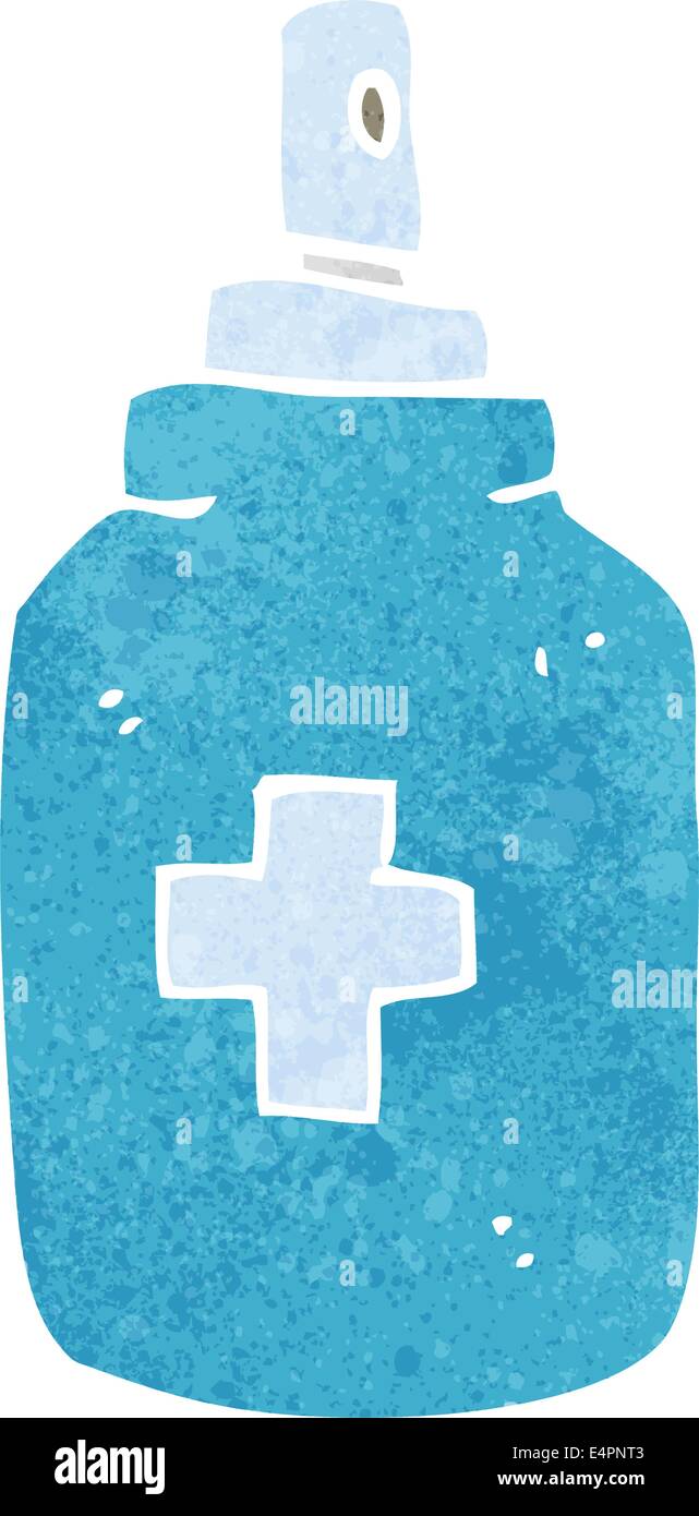 cartoon antiseptic spray Stock Vector Image & Art - Alamy