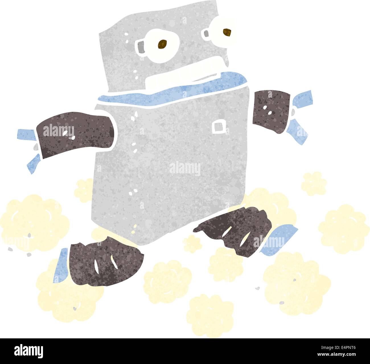 cartoon running robot Stock Vector Image & Art - Alamy