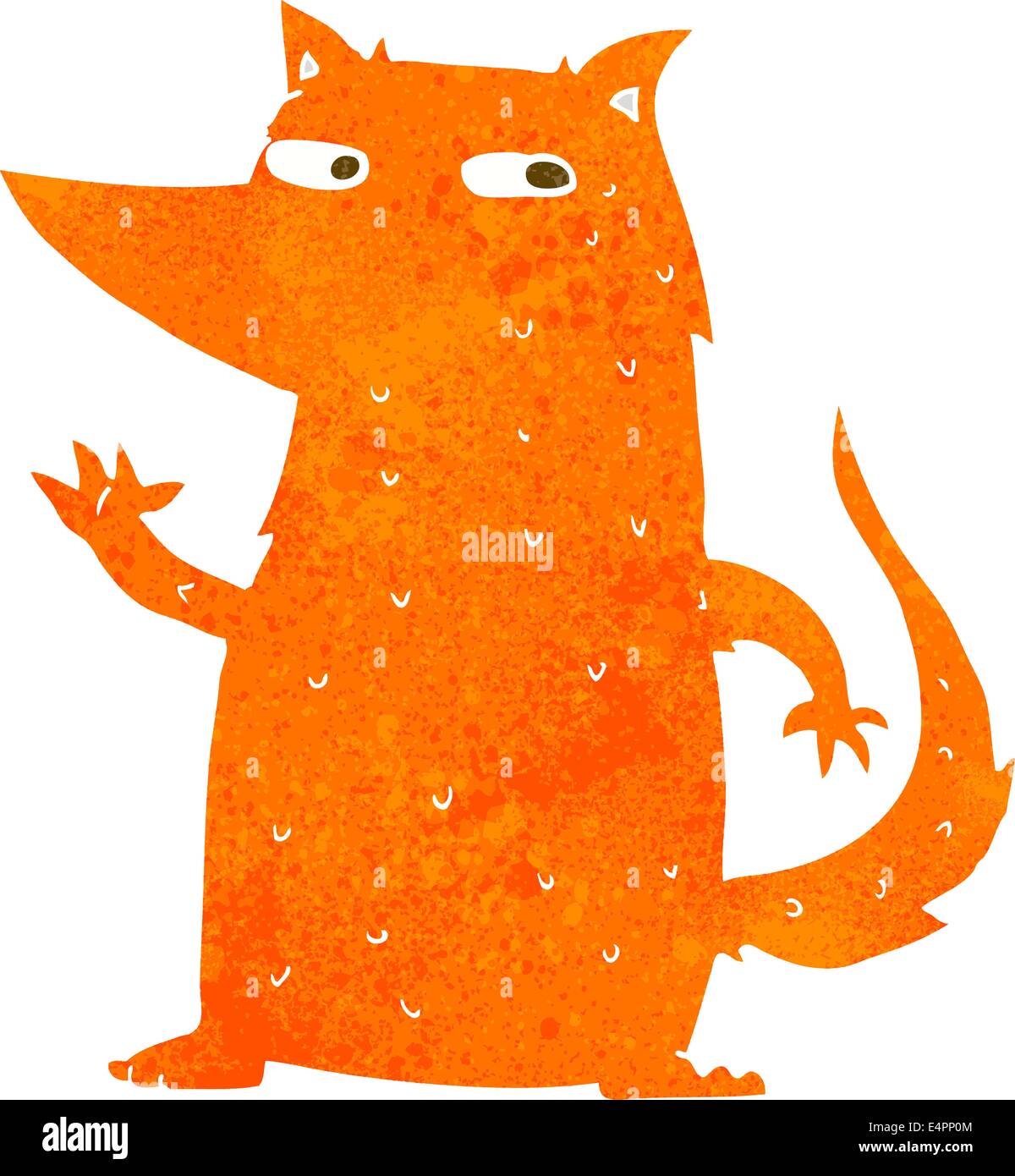 cartoon fox waving Stock Vector Image & Art - Alamy