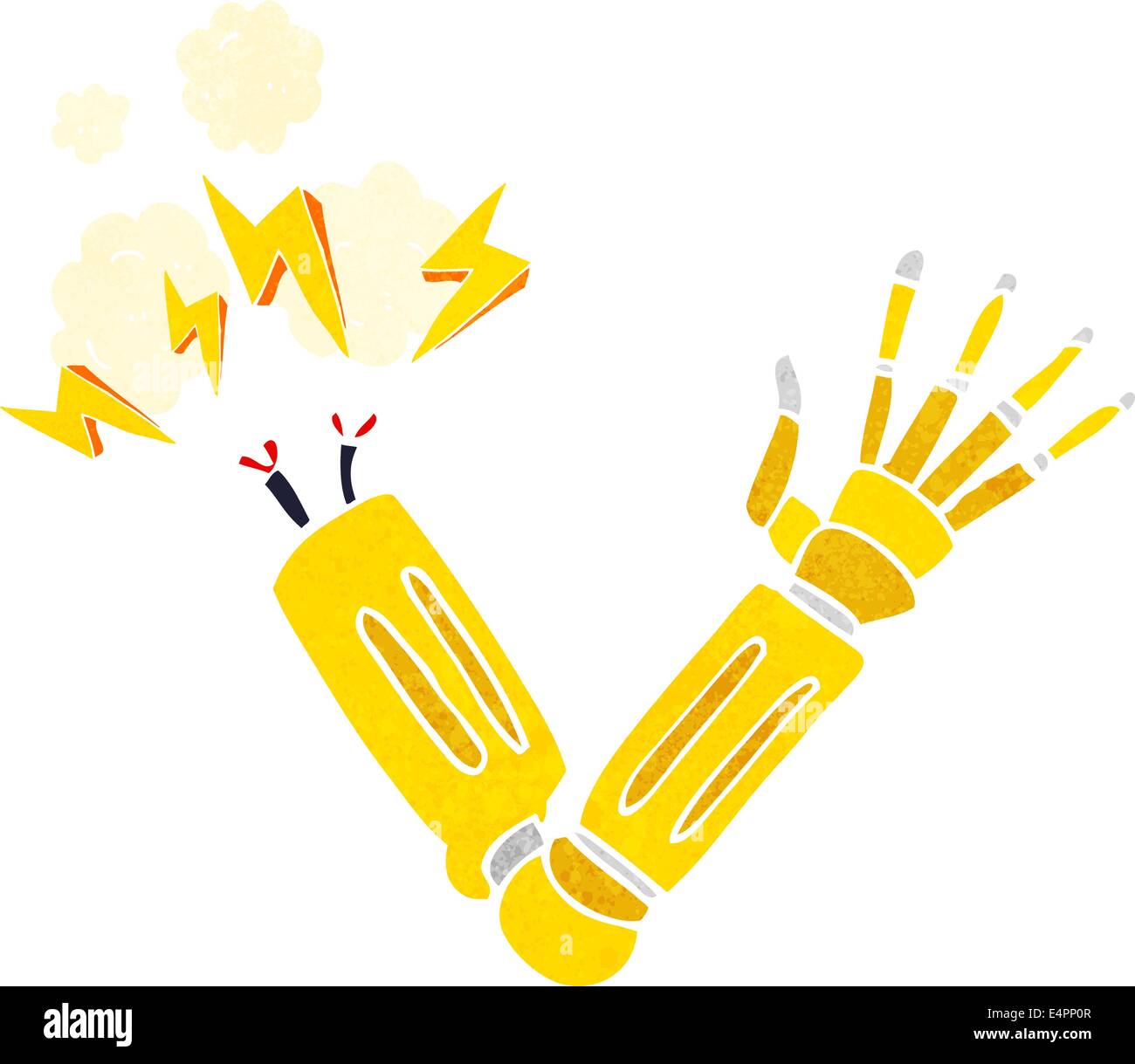 cartoon robot arm Stock Vector Image & Art - Alamy