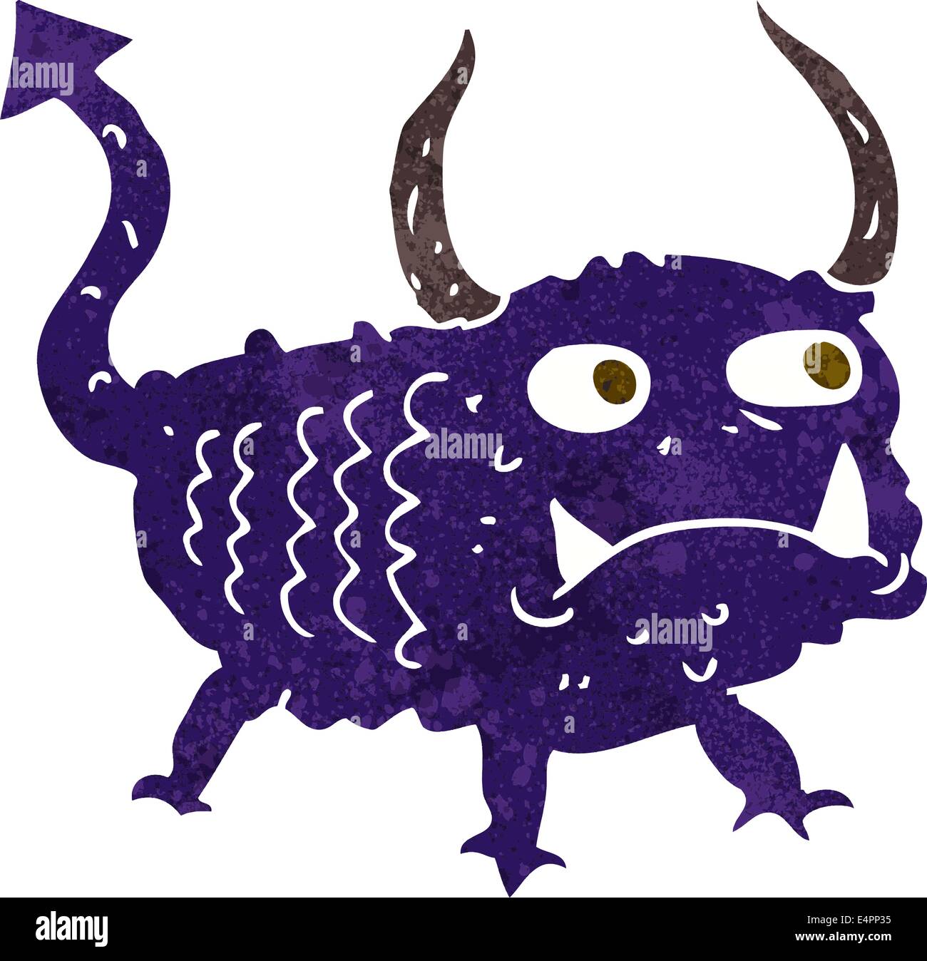 cartoon little demon Stock Vector Image & Art - Alamy