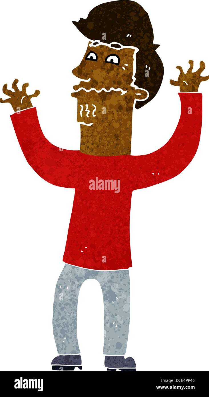 cartoon nervous man Stock Vector Image & Art - Alamy