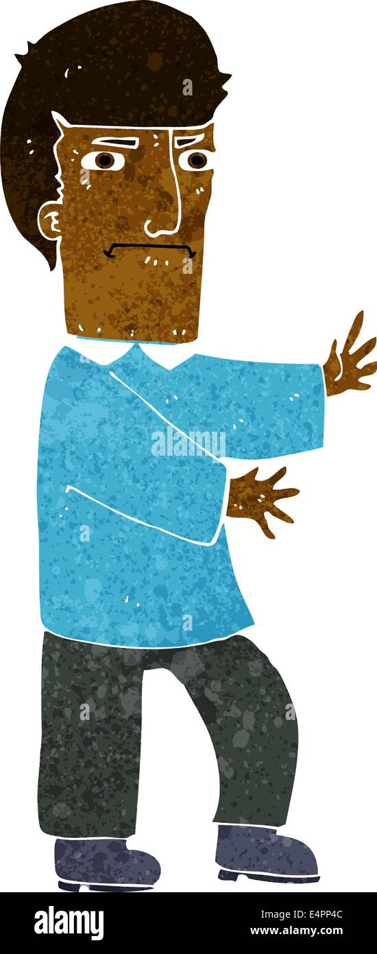 cartoon grumpy man Stock Vector Image & Art - Alamy