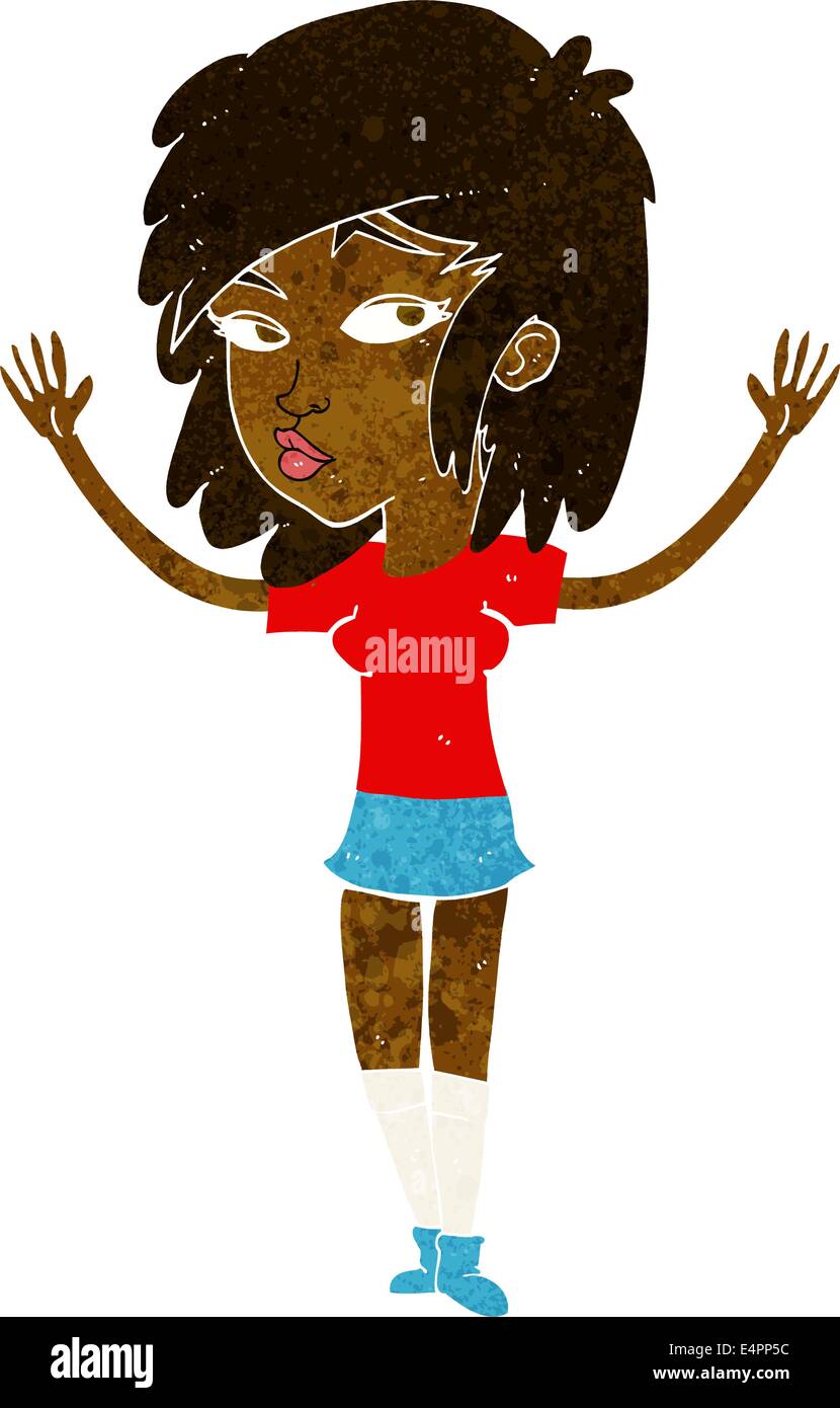 cartoon pretty girl Stock Vector Image & Art - Alamy