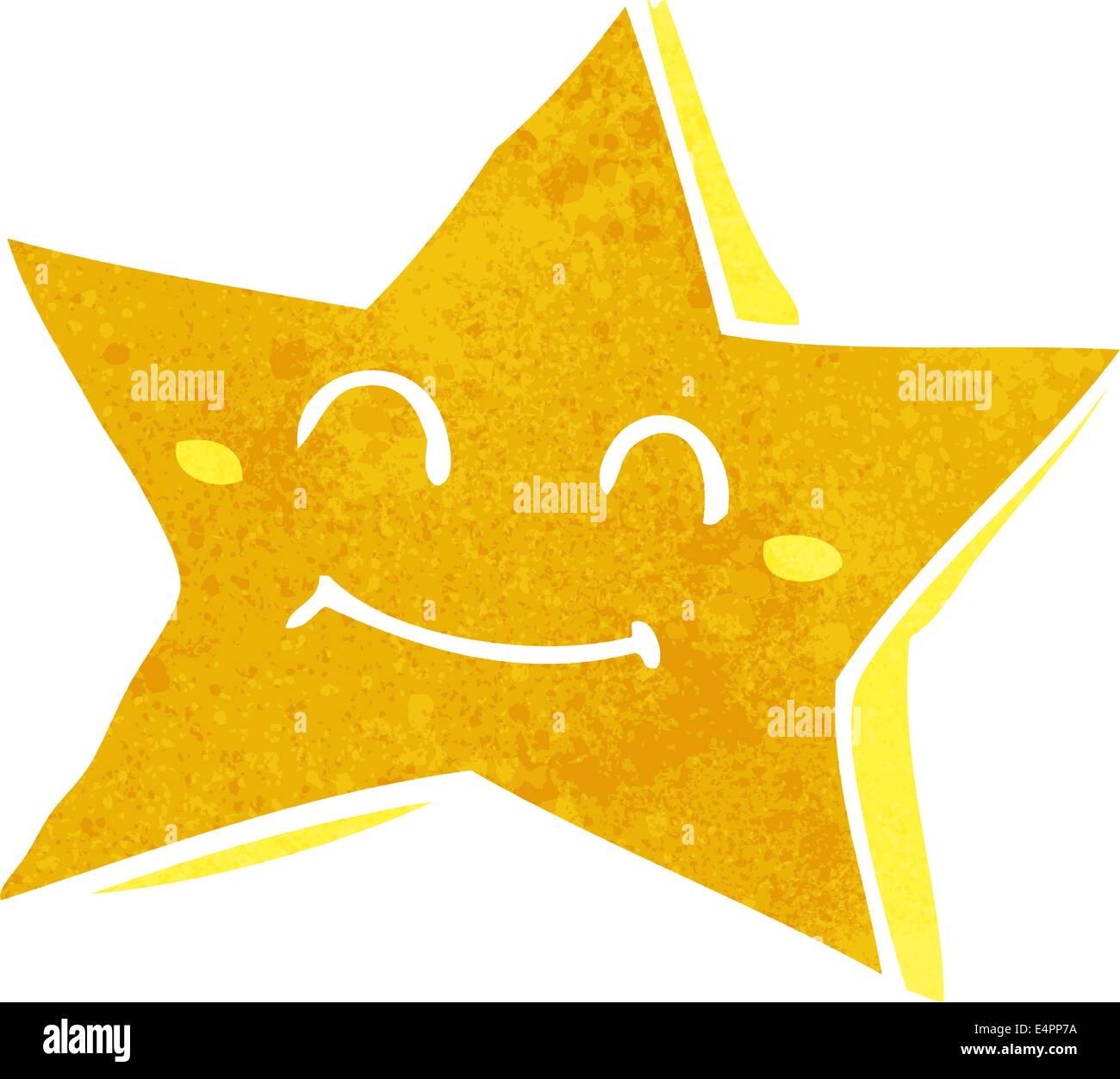 cartoon happy star character Stock Vector Image & Art - Alamy
