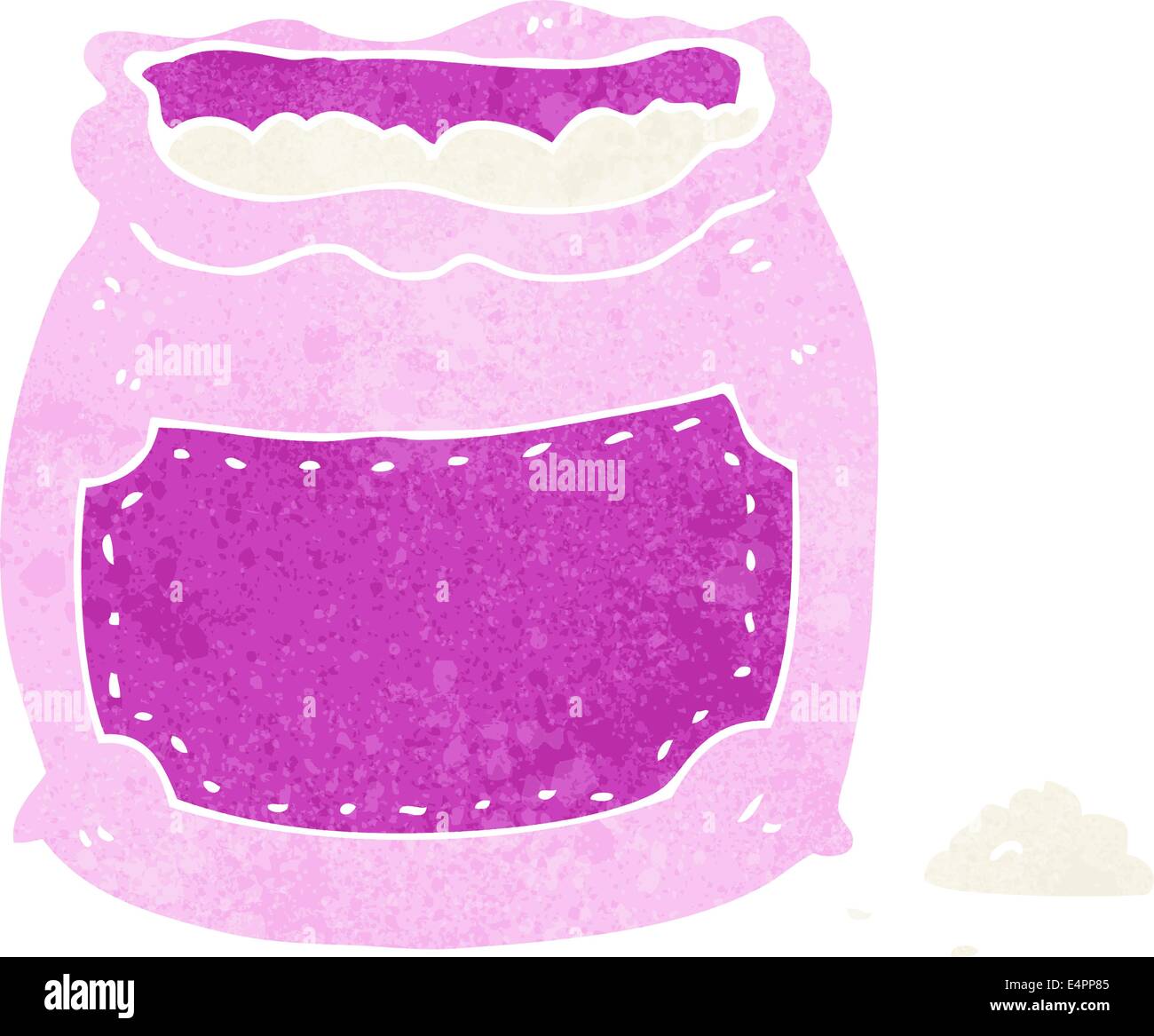 cartoon pink bag of flour Stock Vector Image & Art - Alamy