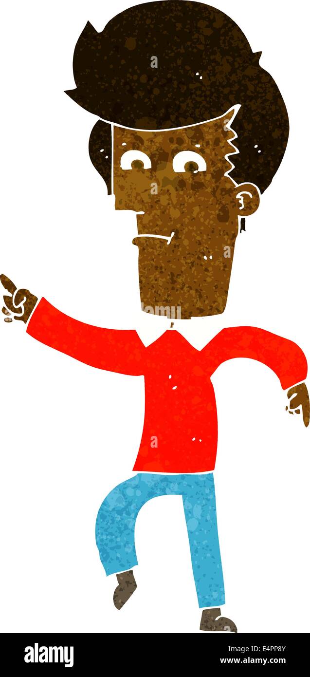 cartoon man pointing Stock Vector Image & Art - Alamy