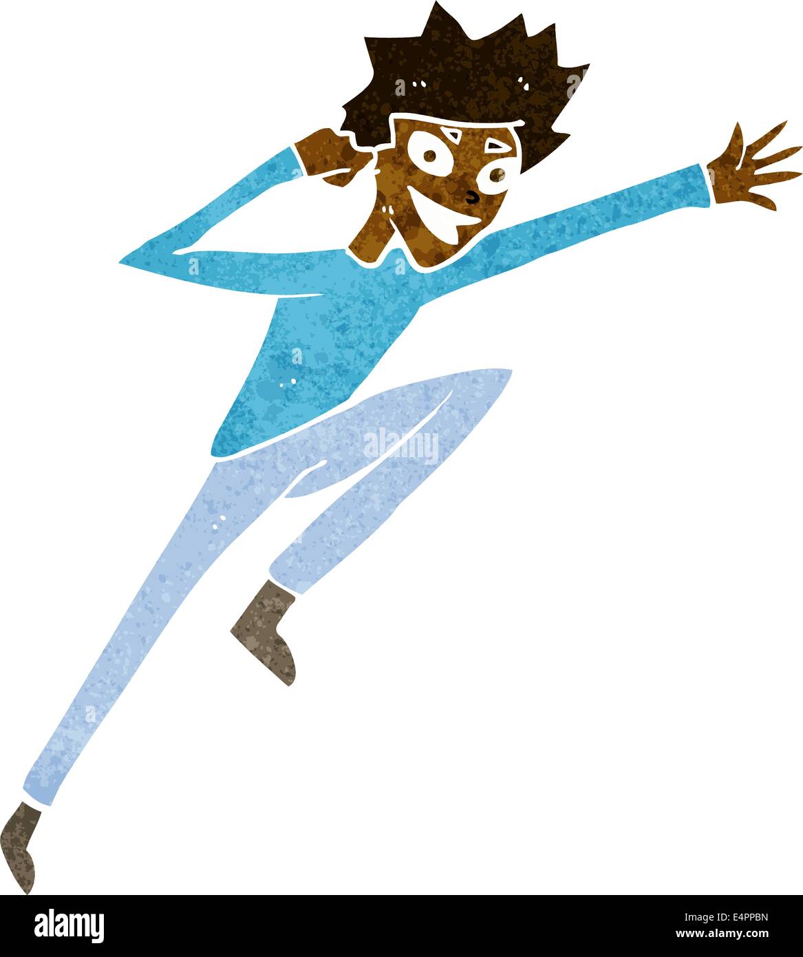 cartoon jumping man Stock Vector Image & Art - Alamy
