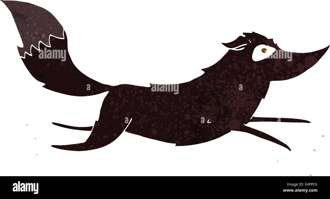 cartoon wolf running Stock Vector Image & Art - Alamy