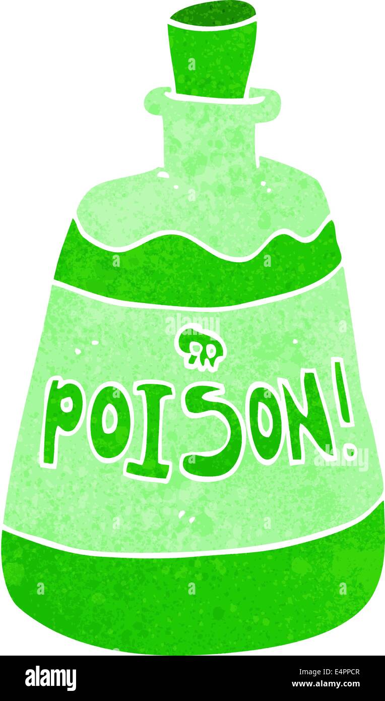 cartoon bottle of poison Stock Vector Image & Art - Alamy