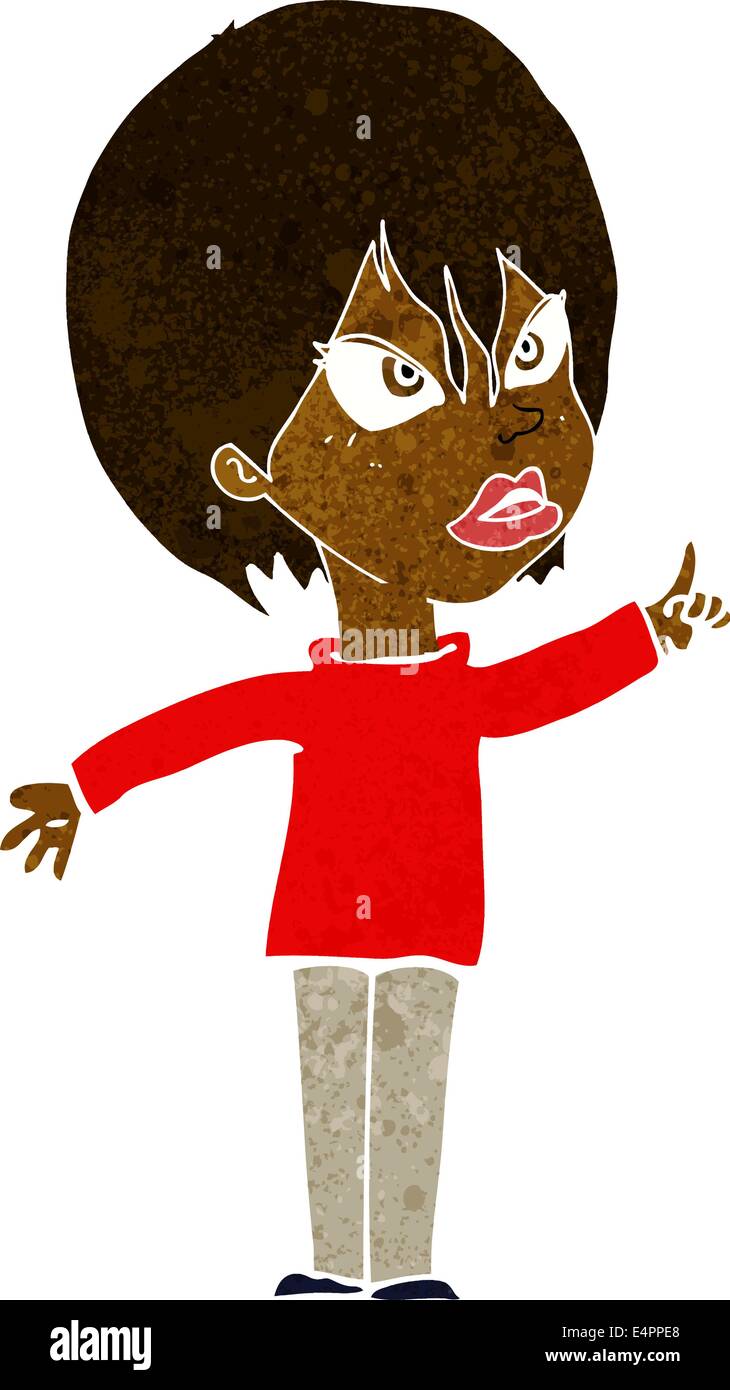 cartoon woman arguing Stock Vector Image & Art - Alamy