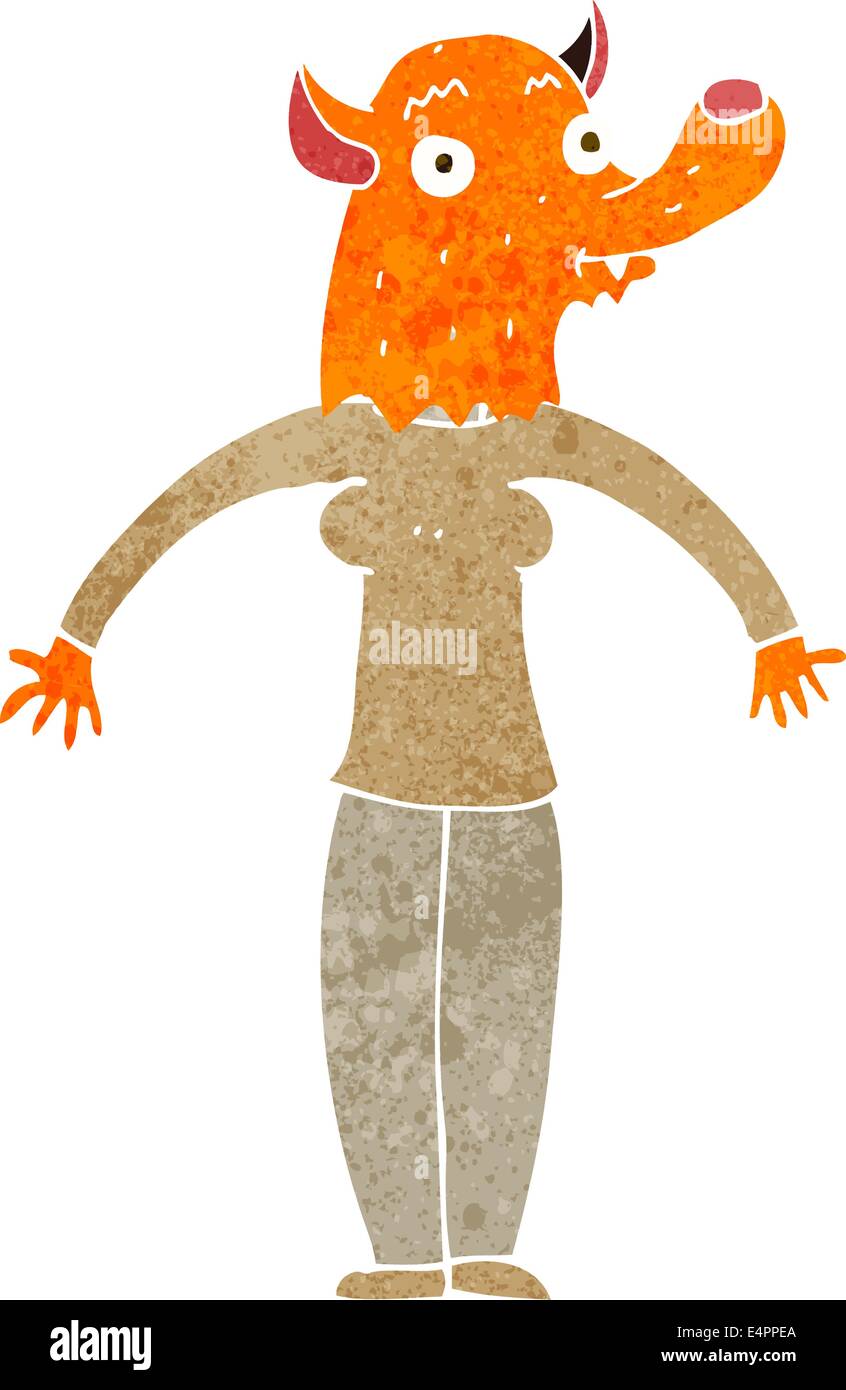 cartoon friendly fox woman Stock Vector Image & Art - Alamy