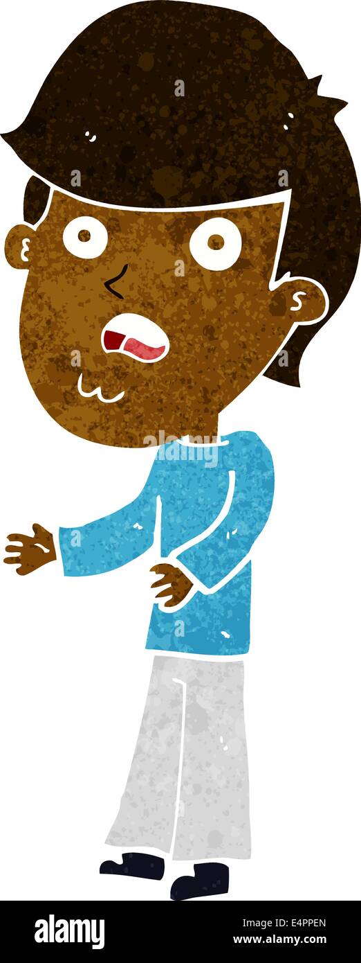 cartoon shocked man Stock Vector Image & Art - Alamy