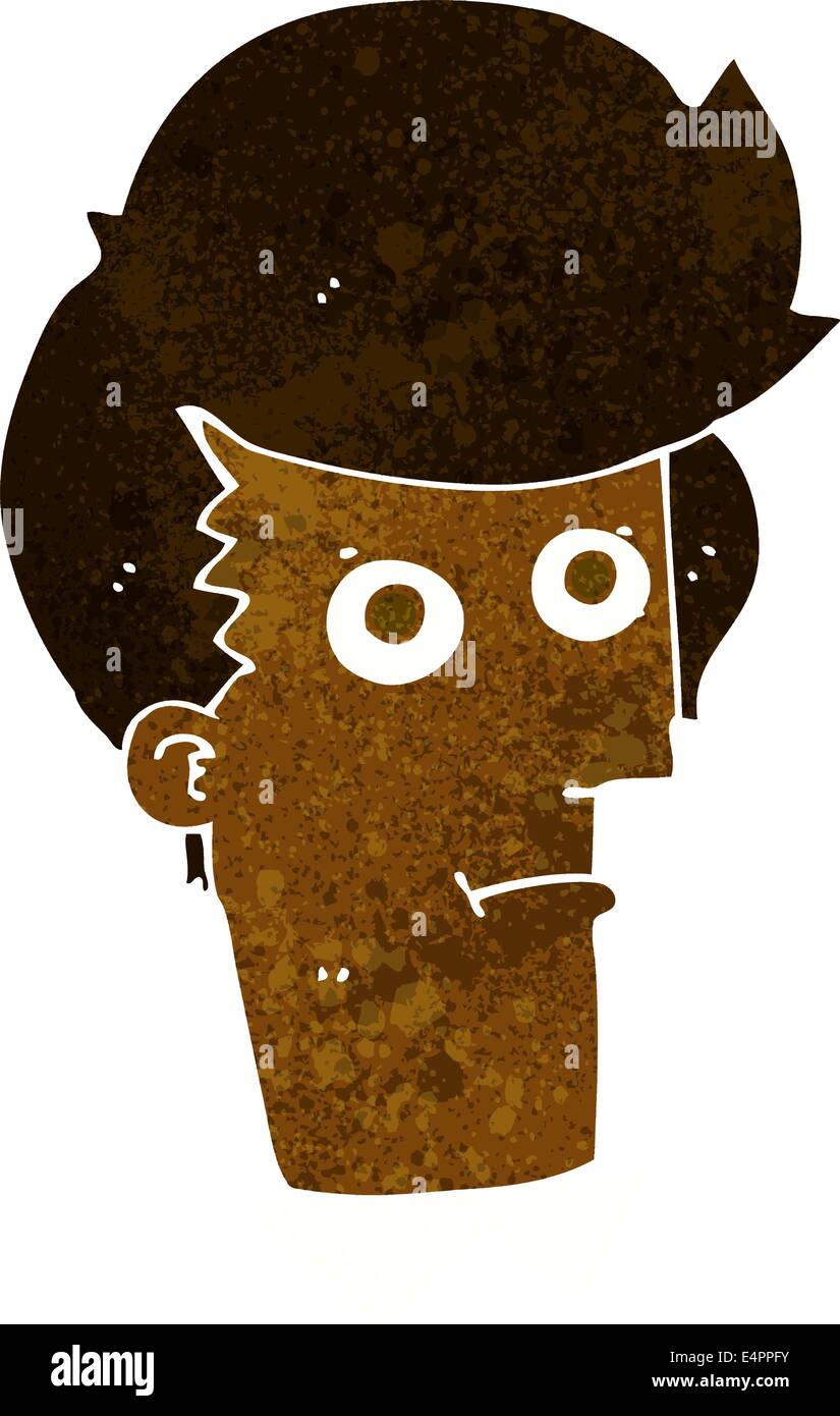 cartoon staring face Stock Vector Image & Art - Alamy