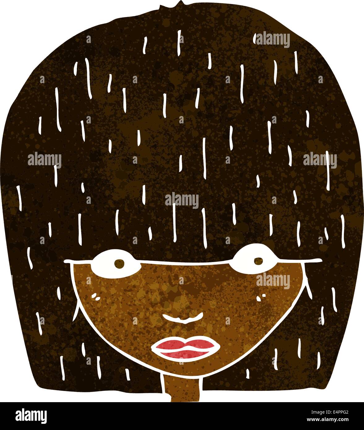 Cartoon staring woman hi-res stock photography and images - Alamy