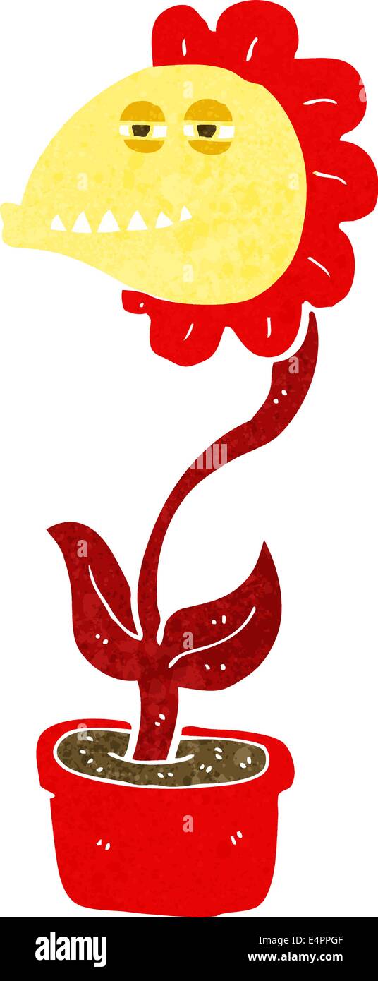 cartoon monster flower Stock Vector Image & Art - Alamy