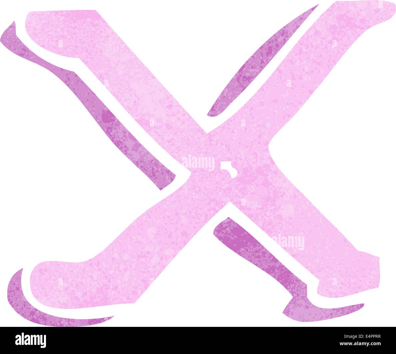 cartoon letter X Stock Vector Image & Art - Alamy