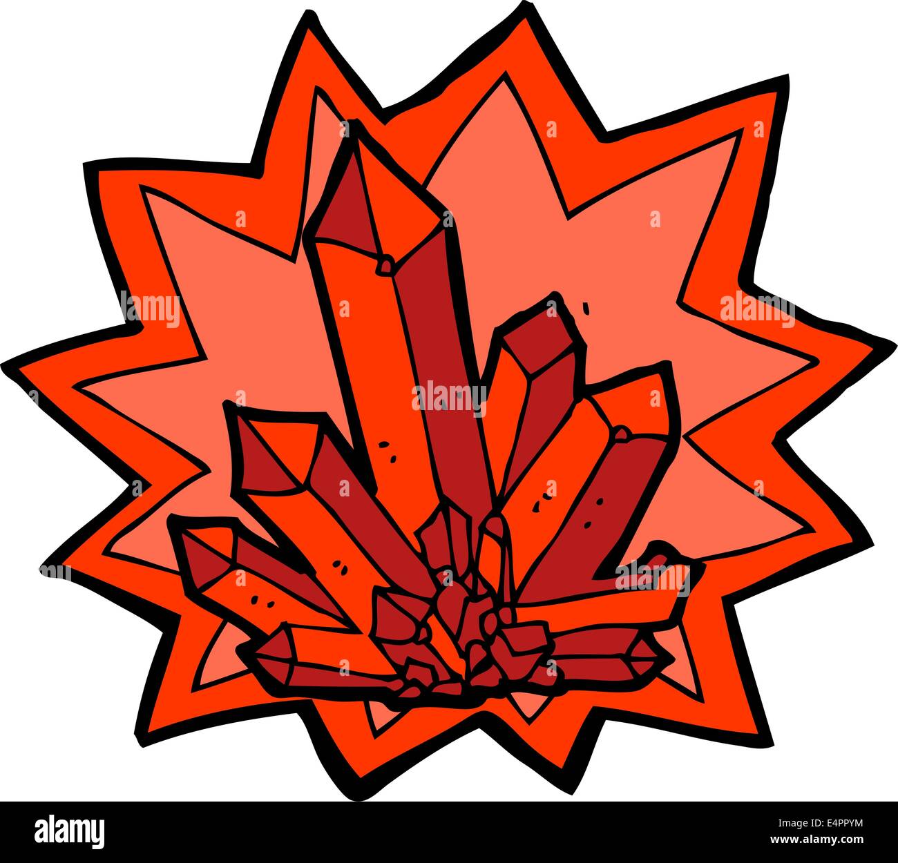 Cartoon crystals Cut Out Stock Images & Pictures - Alamy