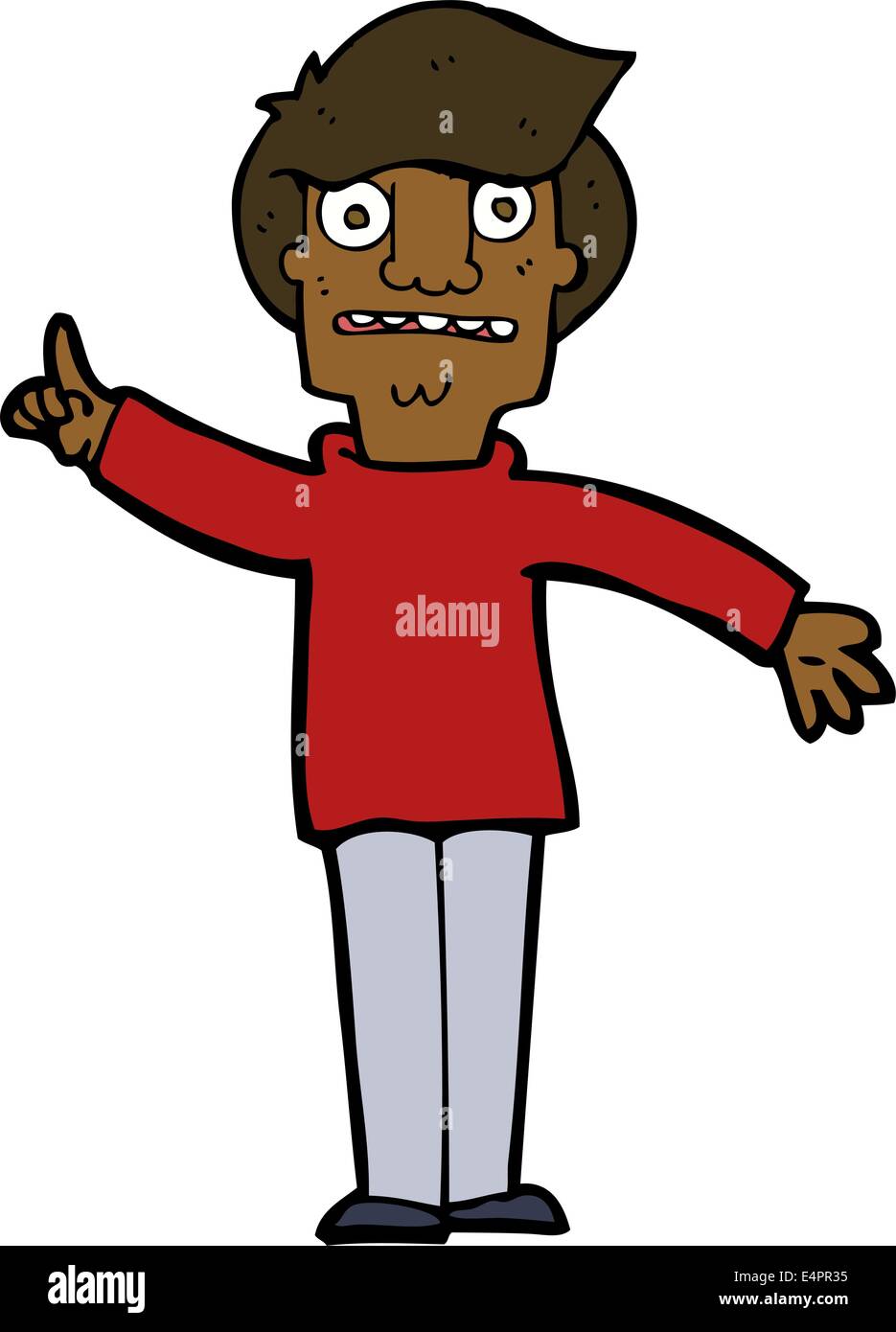 cartoon man asking question Stock Vector Image & Art - Alamy