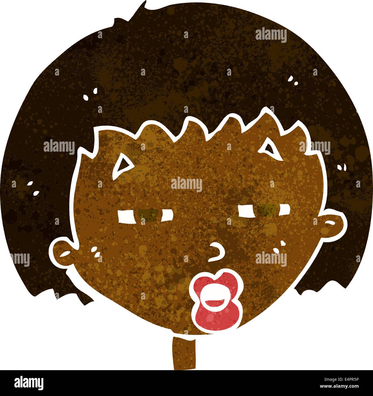 cartoon woman narrowing eyes Stock Vector Image & Art - Alamy