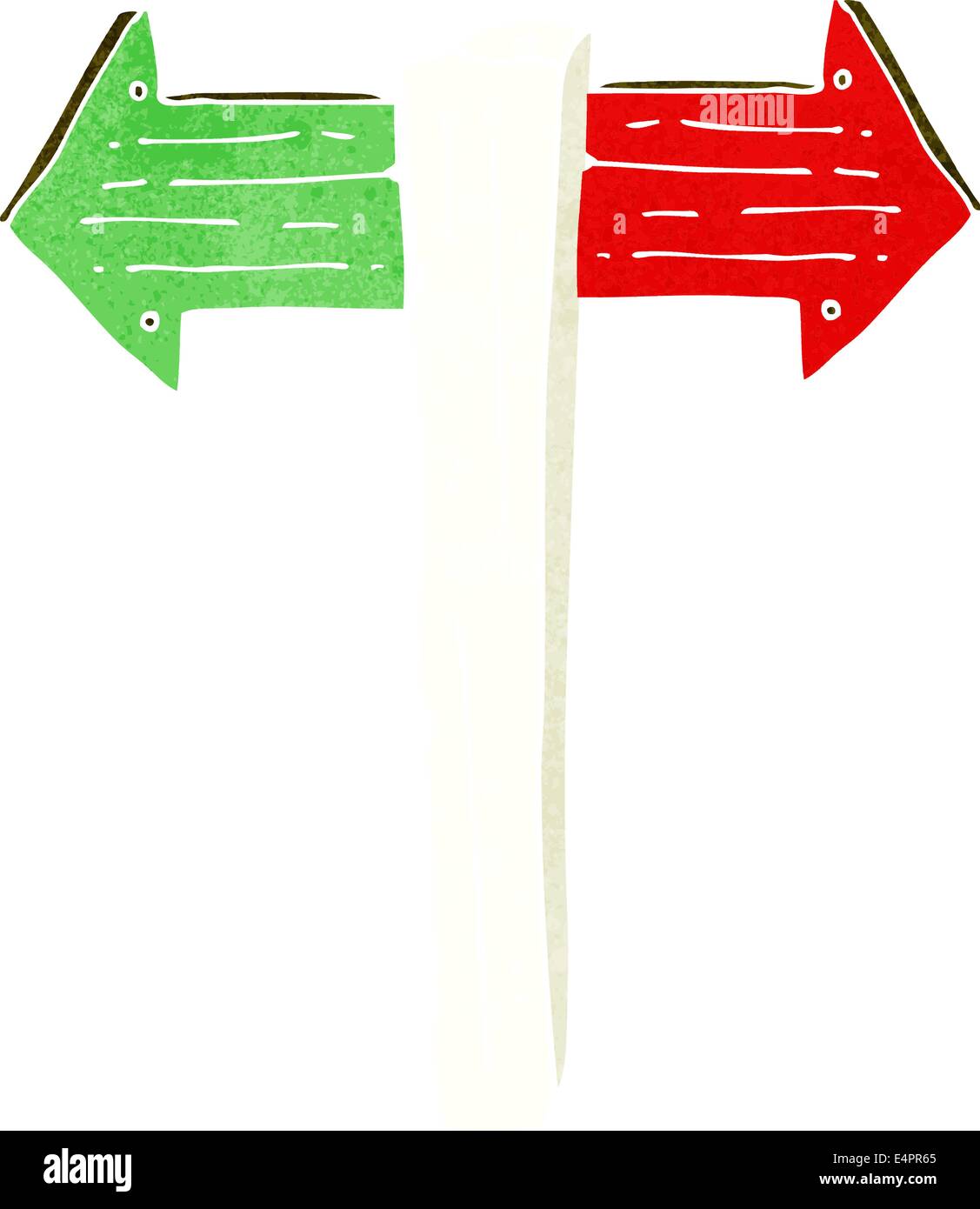 cartoon sign post Stock Vector Image & Art - Alamy