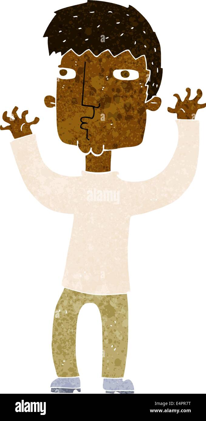 cartoon anxious man Stock Vector Image & Art - Alamy