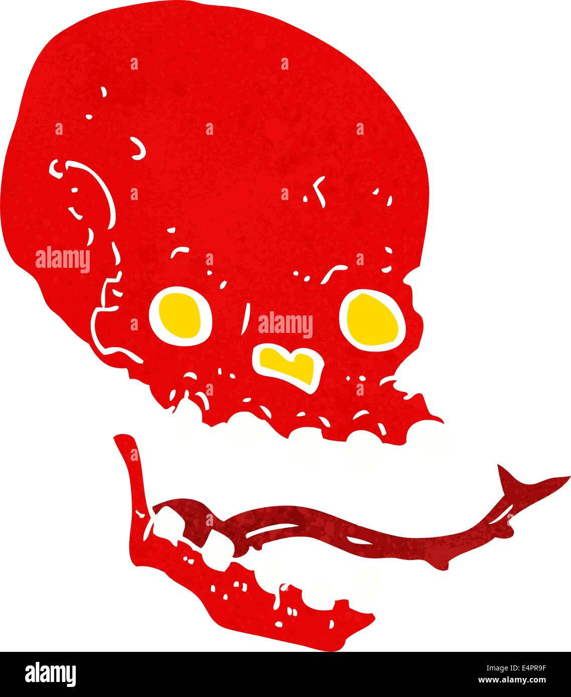 cartoon spooky skull Stock Vector Image & Art - Alamy