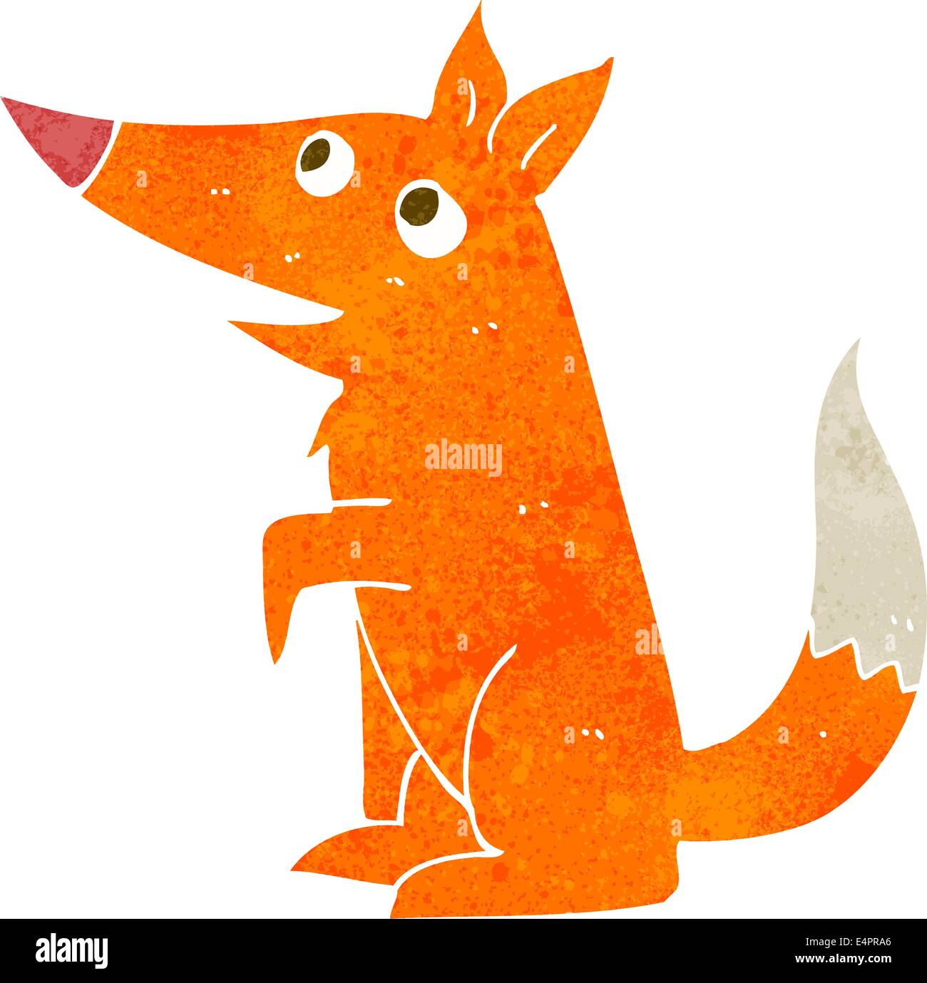 Cute fox cub Stock Vector Images - Alamy