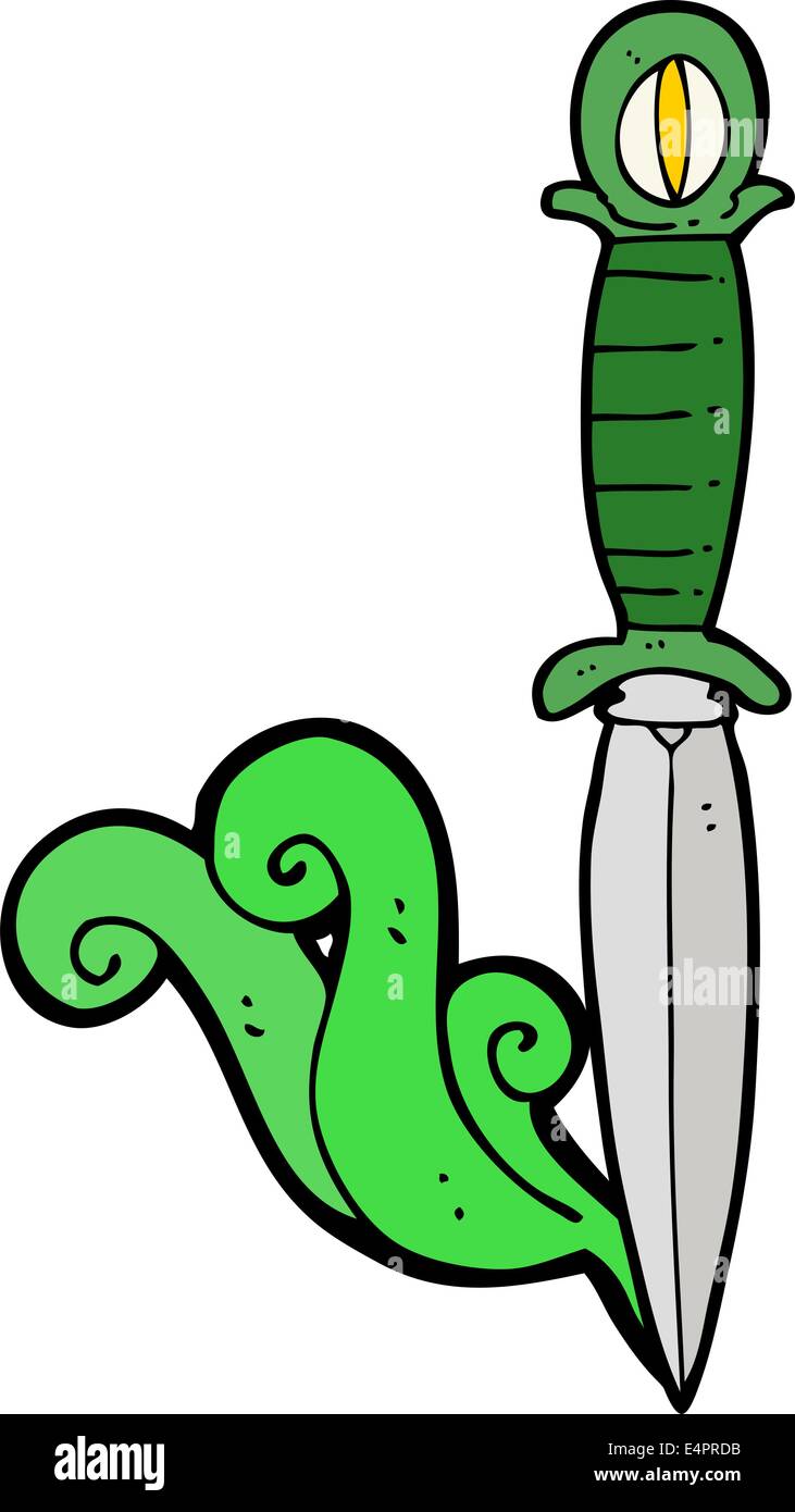 cartoon mystic dagger Stock Vector Image & Art - Alamy
