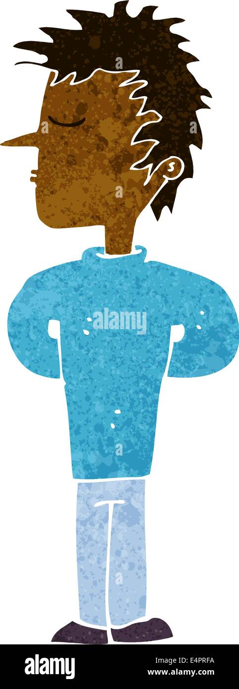 Cartoon man ignoring hi-res stock photography and images - Alamy