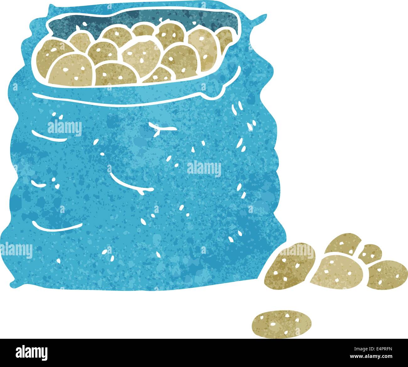 cartoon sack of potatoes Stock Vector Image & Art - Alamy