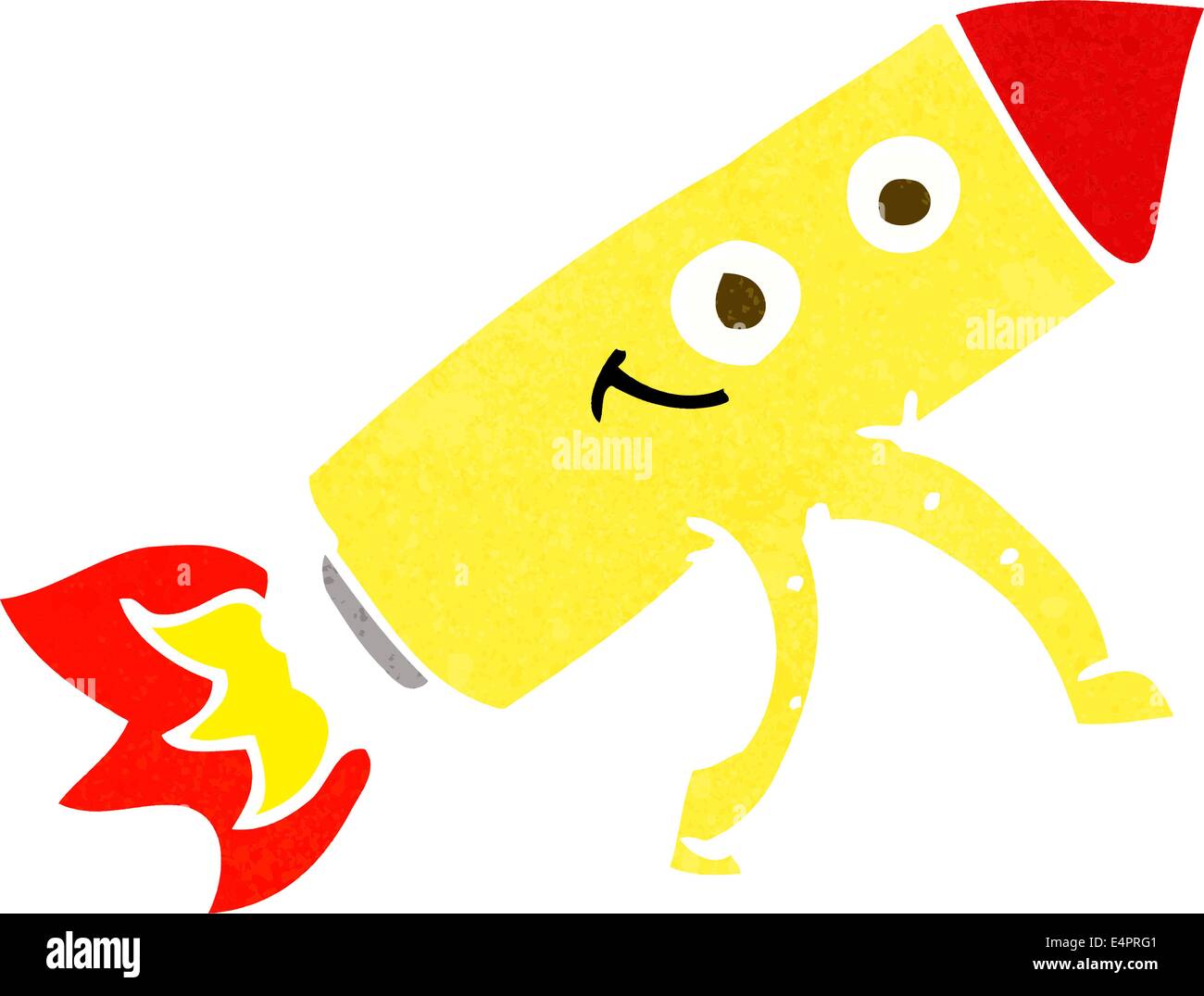 cartoon happy rocket Stock Vector Image & Art - Alamy