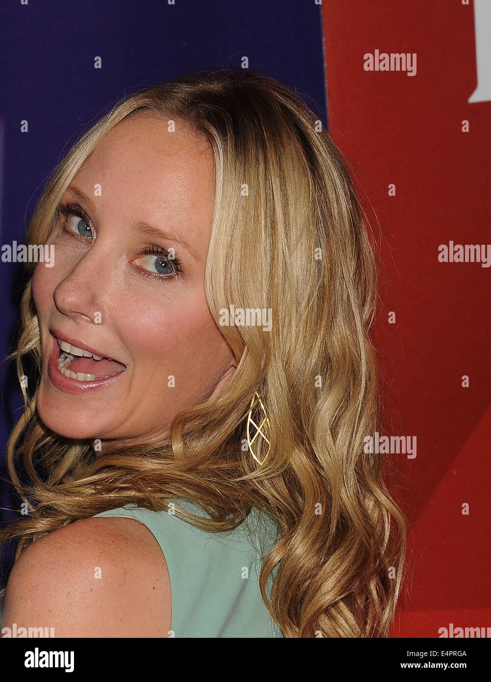 ANNE HECHE US film actress in July 2014. Photo Jeffrey Mayer Stock ...