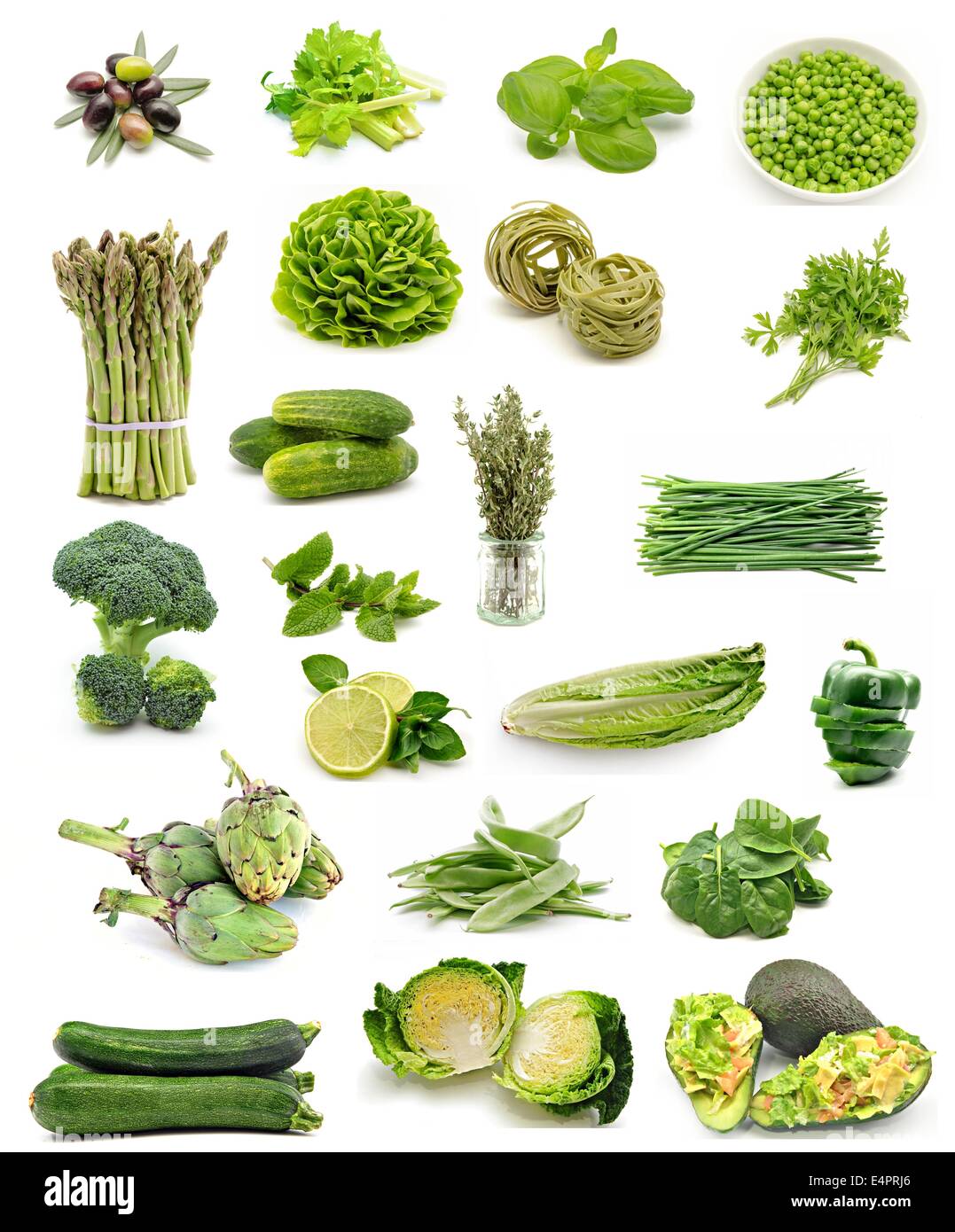 Collage vertical vegetable food assortment on white background Stock ...