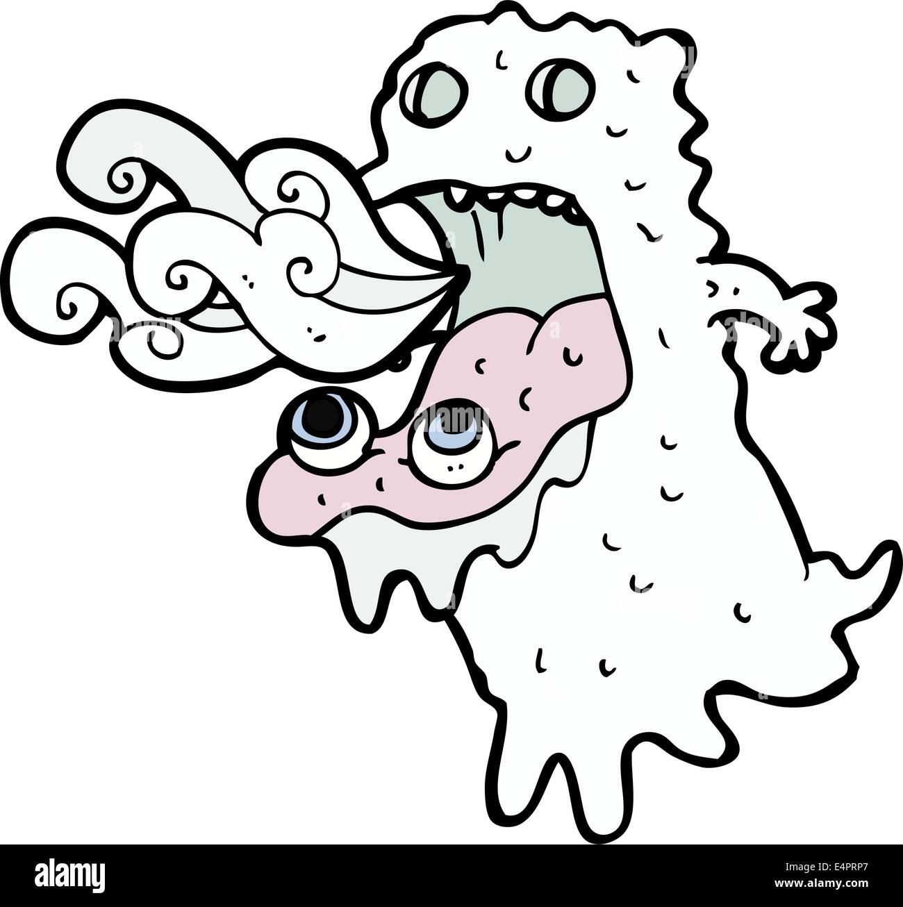 cartoon gross ghost Stock Vector Image & Art - Alamy