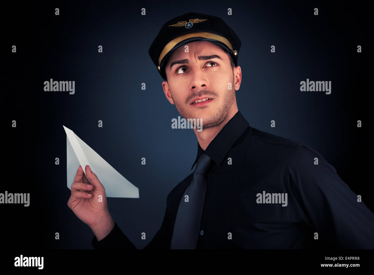 Civilian airline pilot hi-res stock photography and images - Alamy