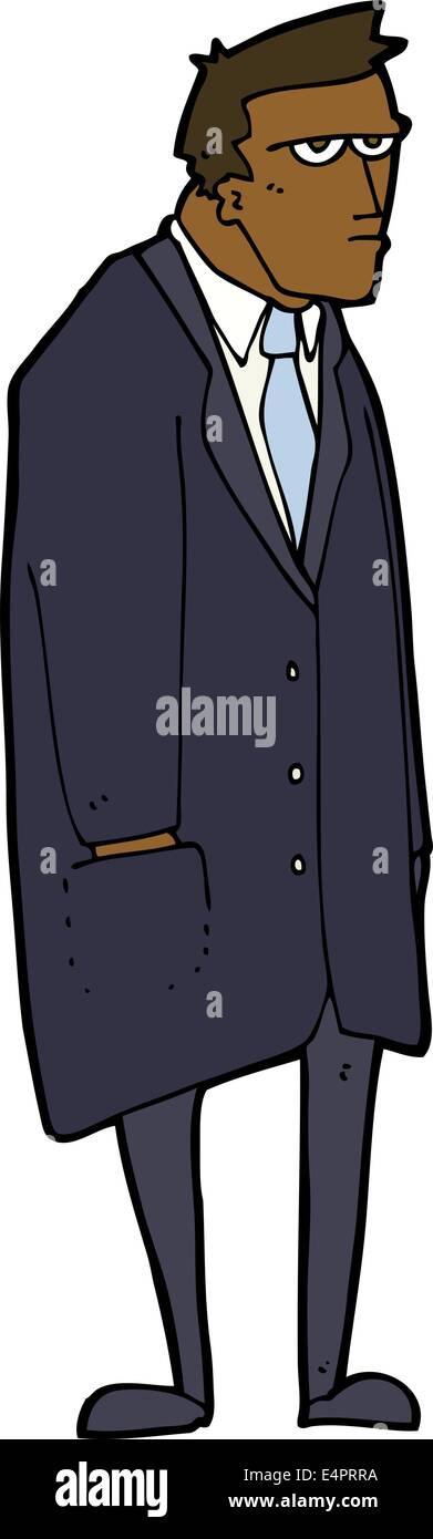 cartoon bad tempered man Stock Vector Image & Art - Alamy
