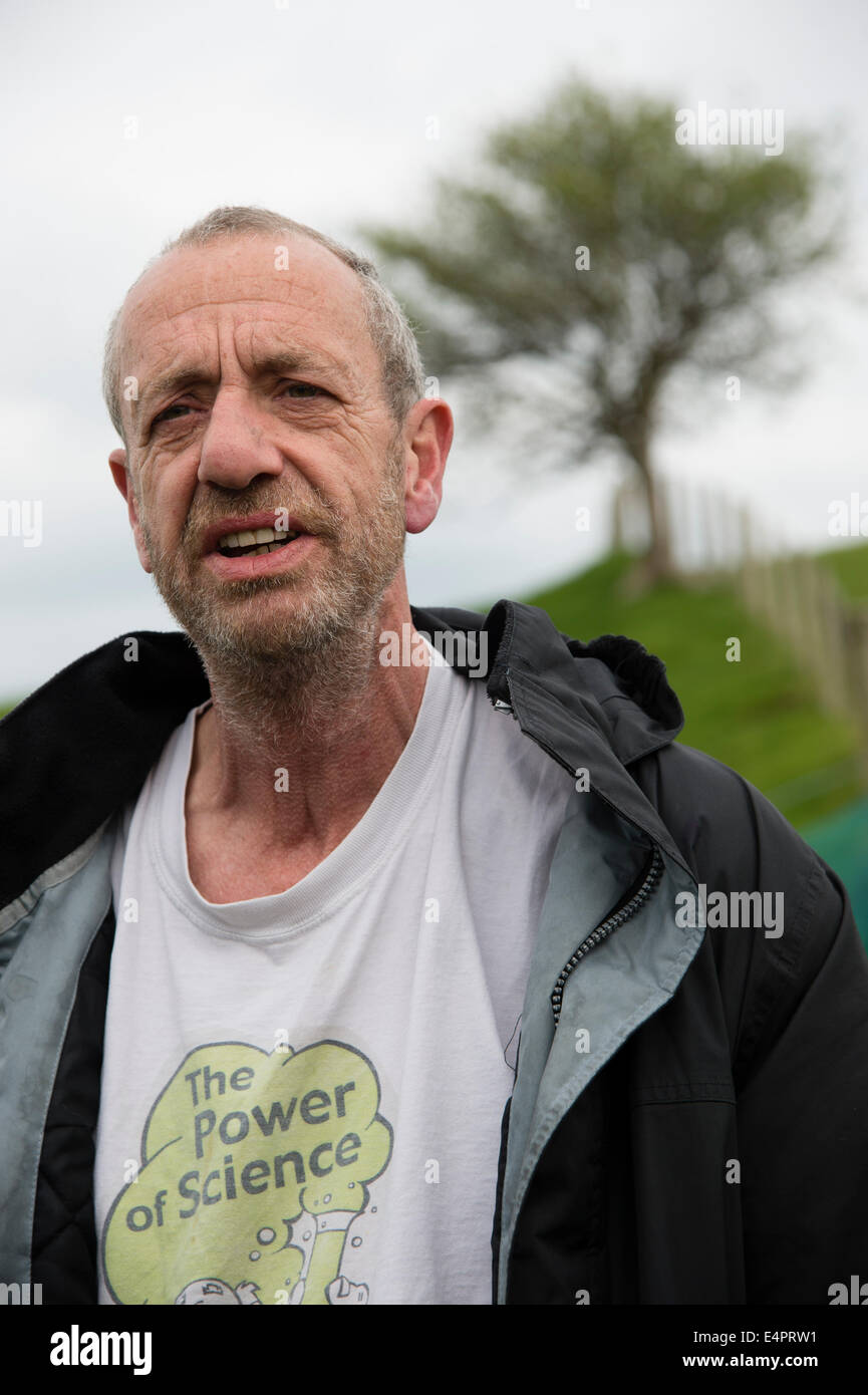 Veteran Comedian Arthur Smith recording his radio programme at the ...
